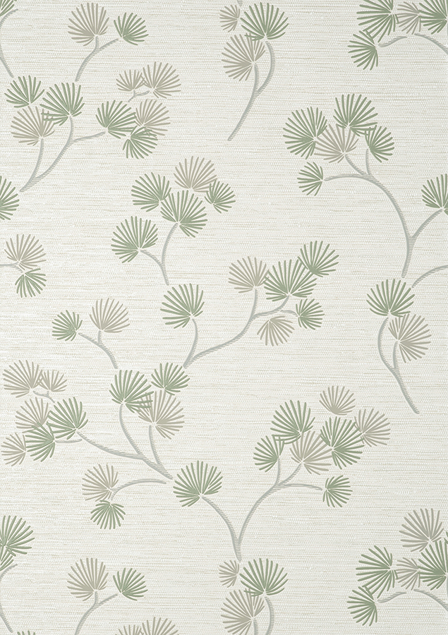 FD43310 - Kira Green Trail Wallpaper - by Fine Décor