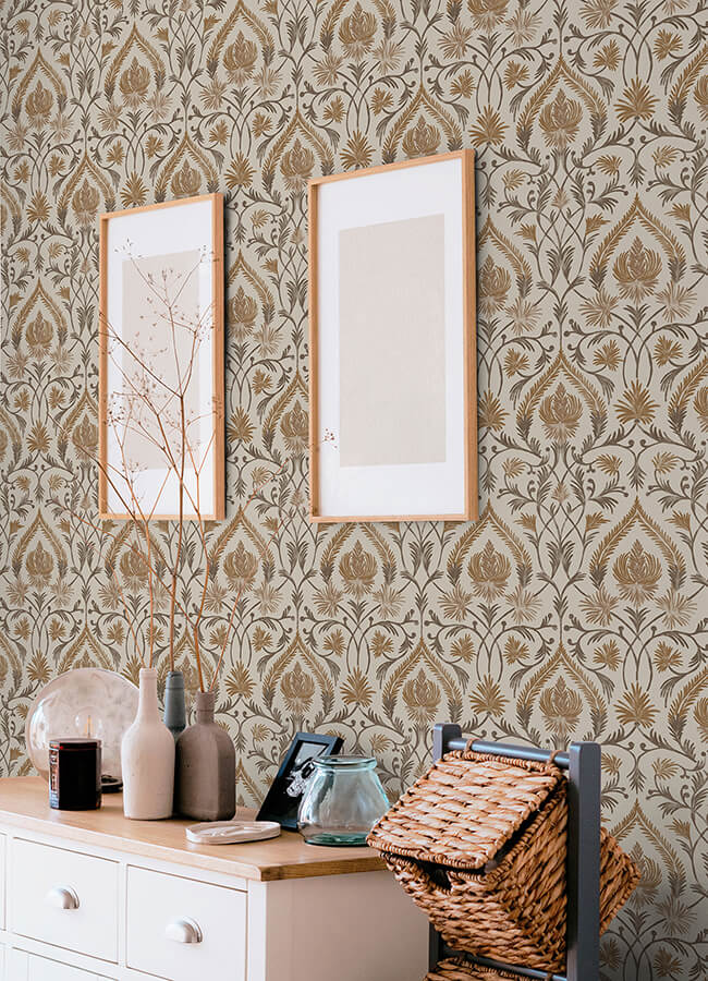 Brown Peel And Stick Wallpapernull