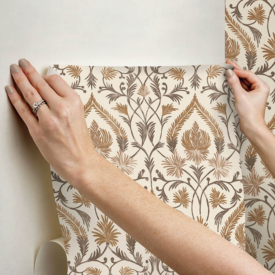 Brown Peel And Stick Wallpaper
