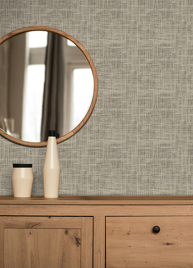 NUS6199 - Nolan Black Peel and Stick Wallpaper - by NuWallpaper