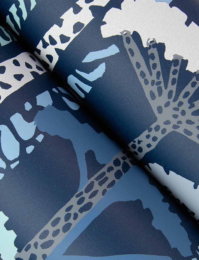 4146-27208 - Unify Indigo Forest Wallpaper - by A-Street Prints