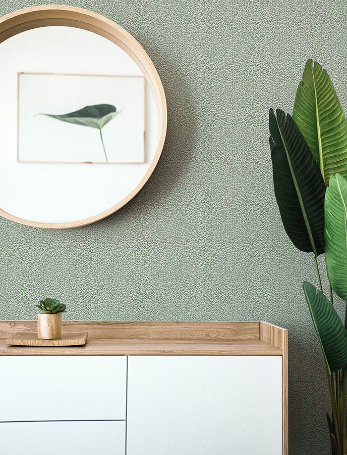 4146-27264 - Soul Green Animal Print Wallpaper - by A-Street Prints