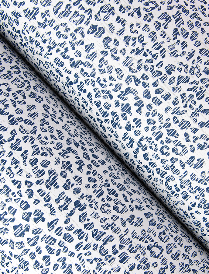 4146-27268 - Soul Indigo Animal Print Wallpaper - by A-Street Prints