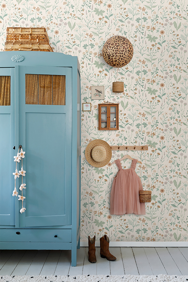 DD139481 - Letitia Cream Summer Meadows Wallpaper - by ESTA Home