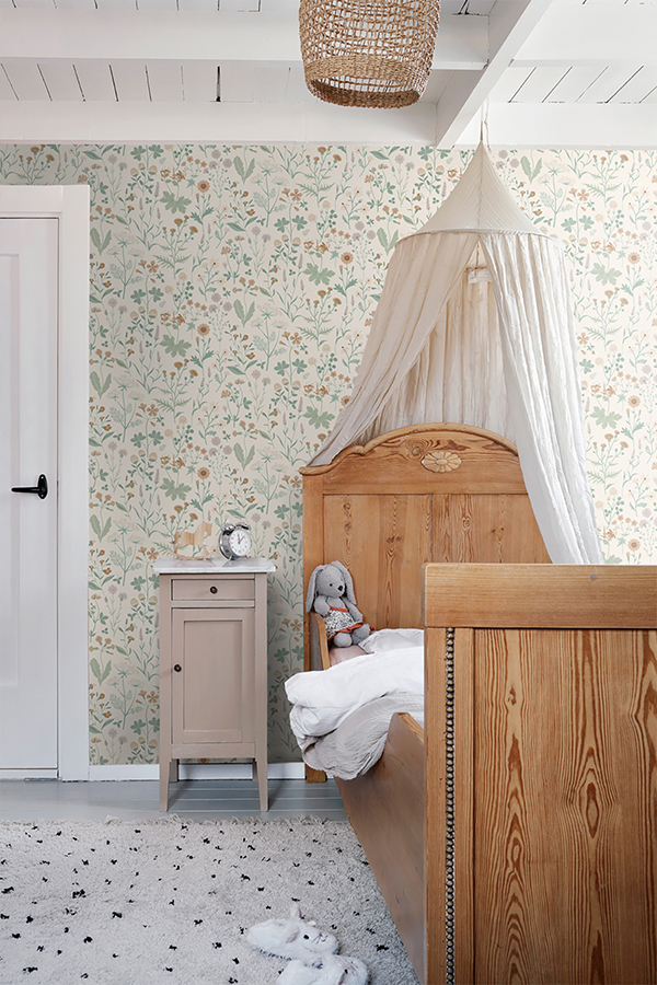 DD139481 - Letitia Cream Summer Meadows Wallpaper - by ESTA Home