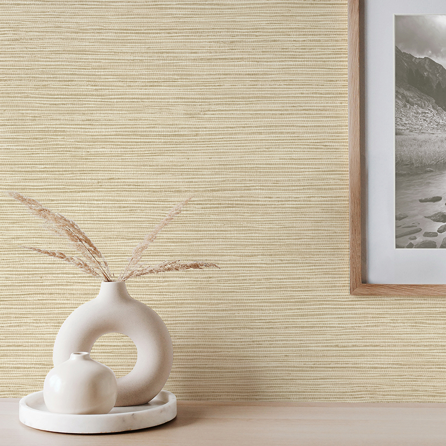 M1766 - Fusion Neutral Plain Wallpaper - by Fine Décor