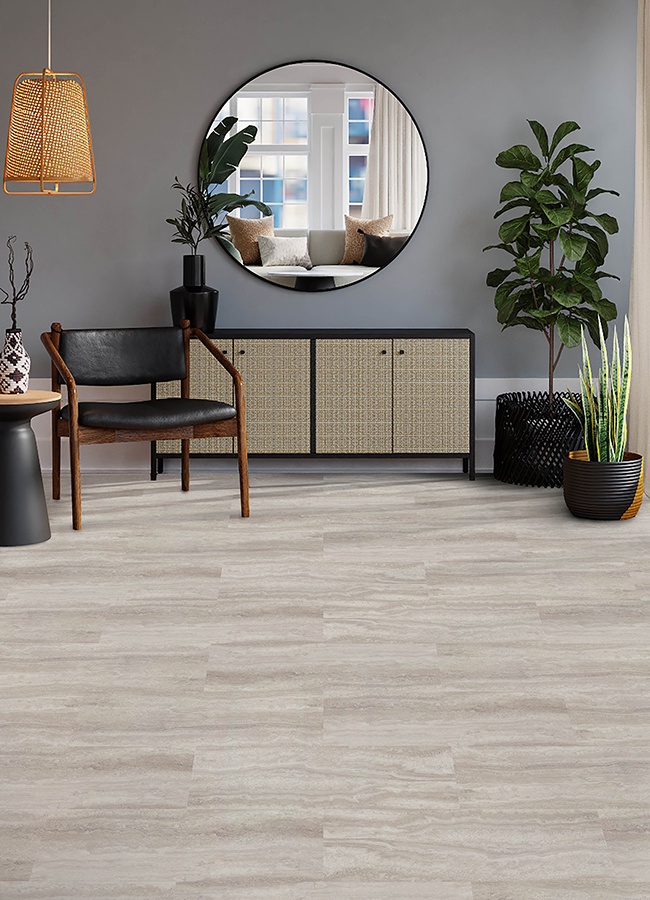 FP6164 - Urban Beige Peel and Stick Floor Tiles - by FloorPops