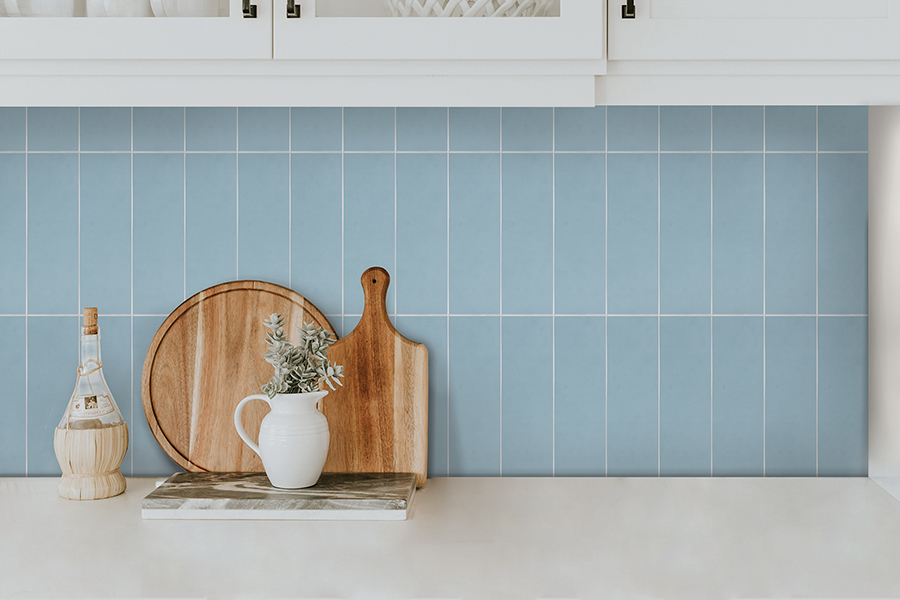 WPWT6243 - Subway Blue Peel & Stick Luxury Wall Tiles - by WallPops