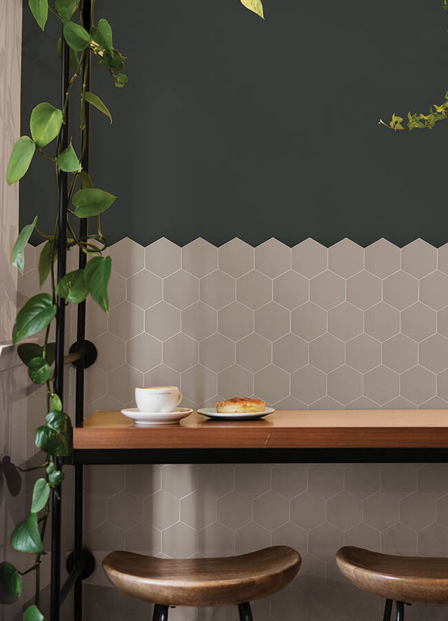 WPWT6248 - Hexagon Beige Peel & Stick Luxury Wall Tiles - by WallPops