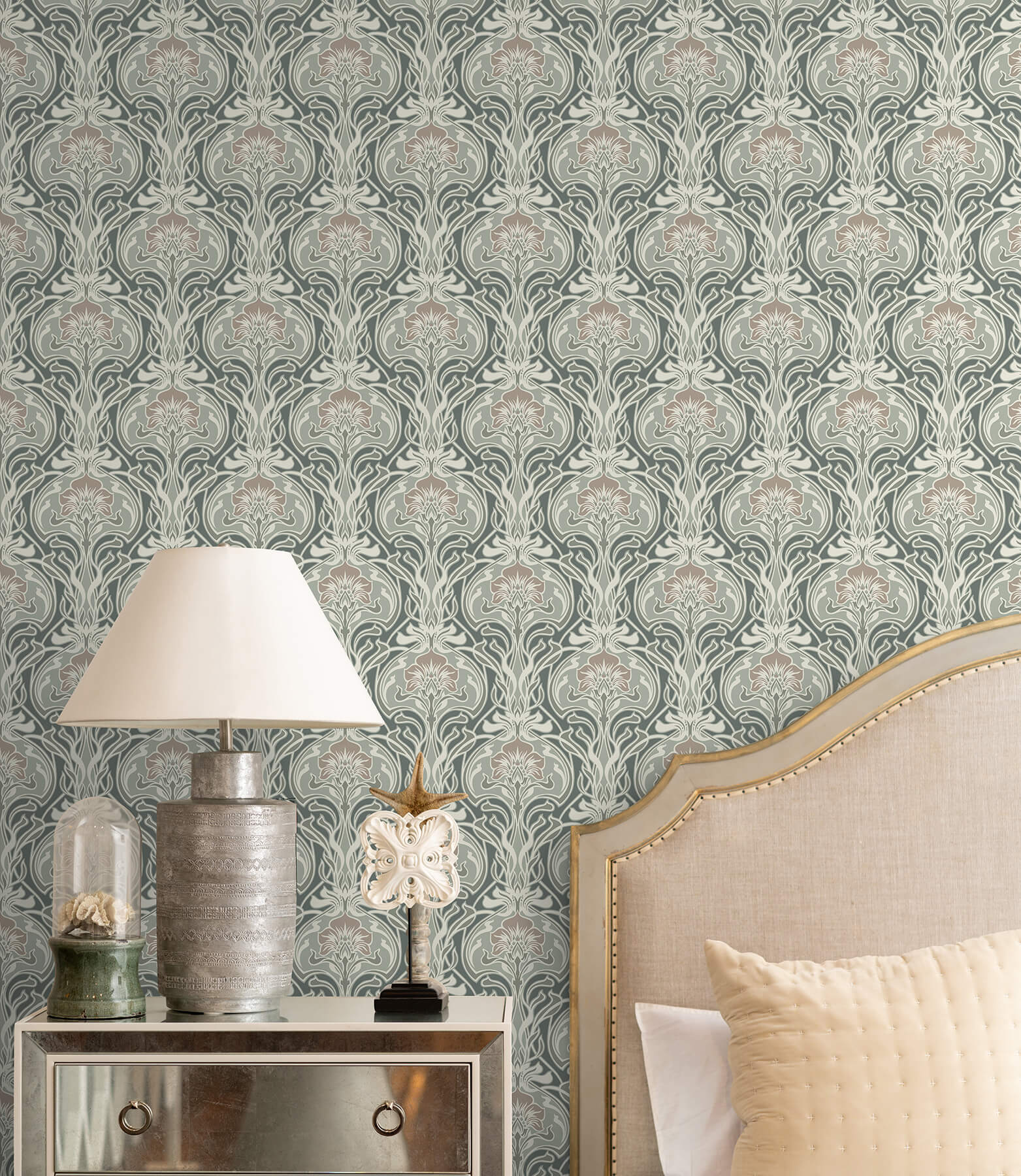 NUS6217 - Fallon Brown Peel and Stick Wallpaper - by NuWallpaper