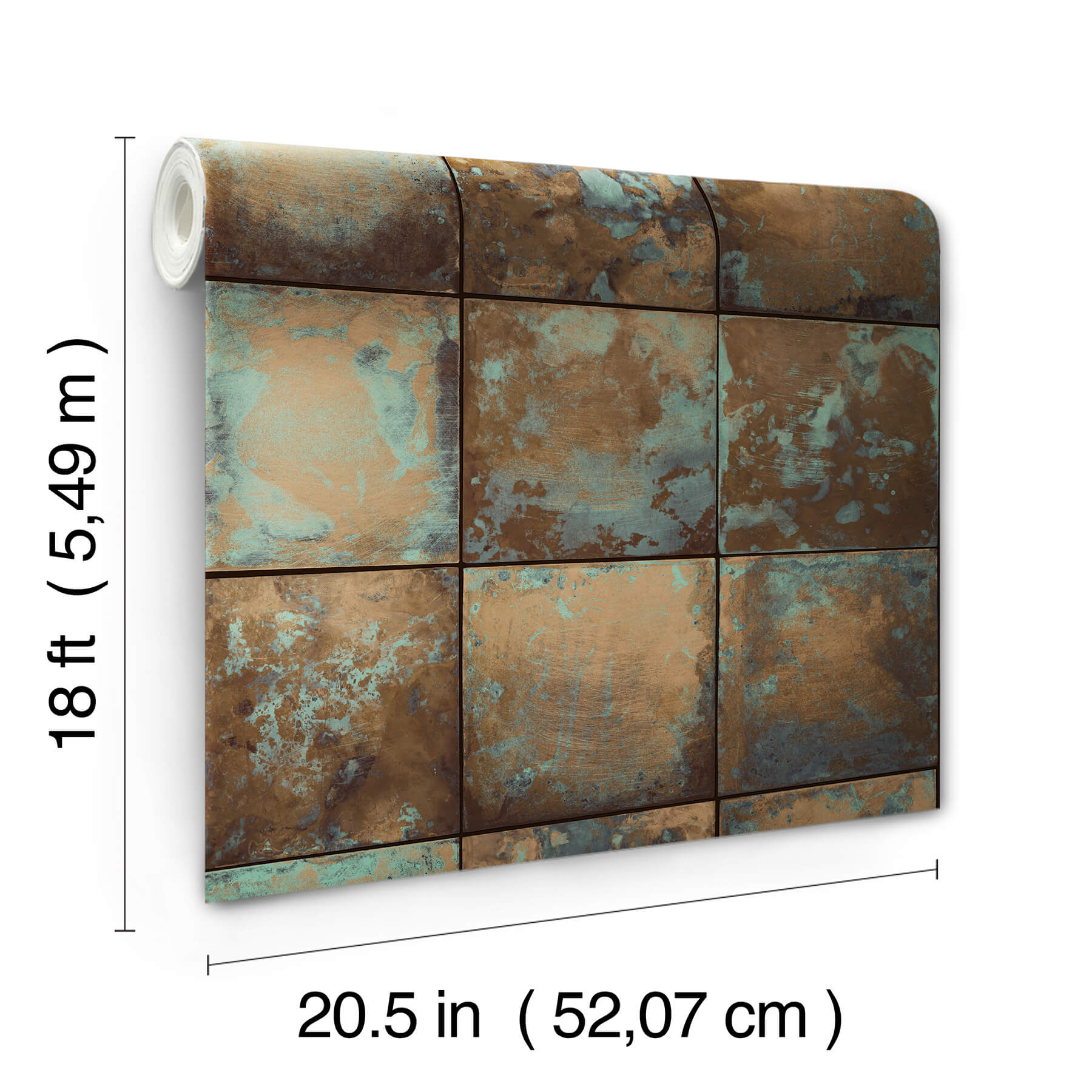 Copper Peel And Stick Wallpaper