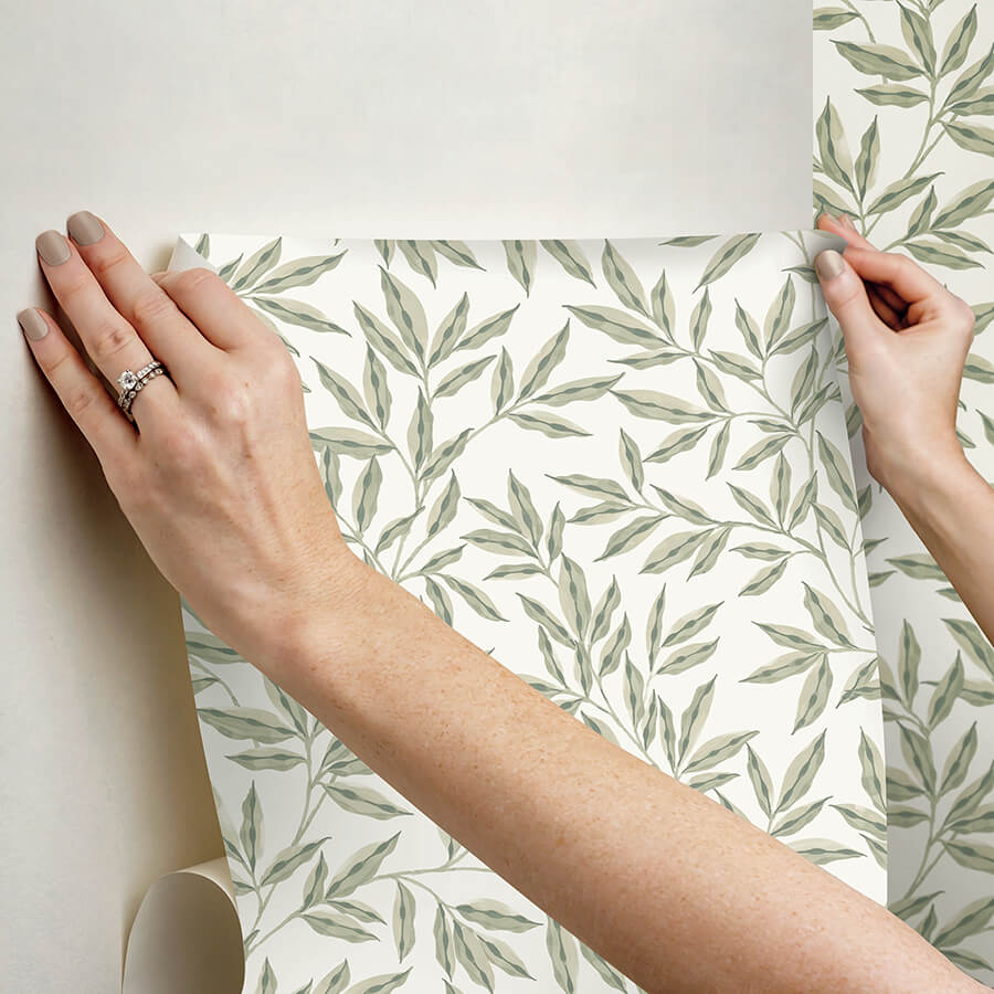 CJ6294 - Rowan Green Peel and Stick Wallpaper - by Chris Loves Julia x ...