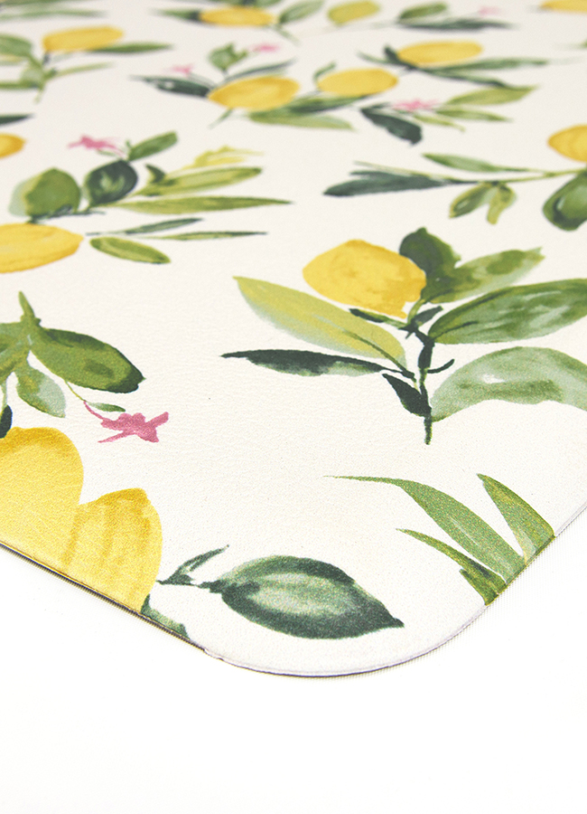 FPA6286 - Limon Yellow Anti-Fatigue Comfort Long Mat - by FloorPops