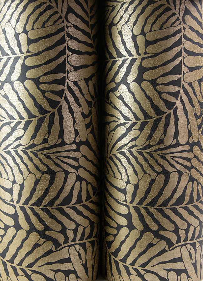 4155-27315 - Gabriel Bronze Fern Wallpaper - by A-Street Prints