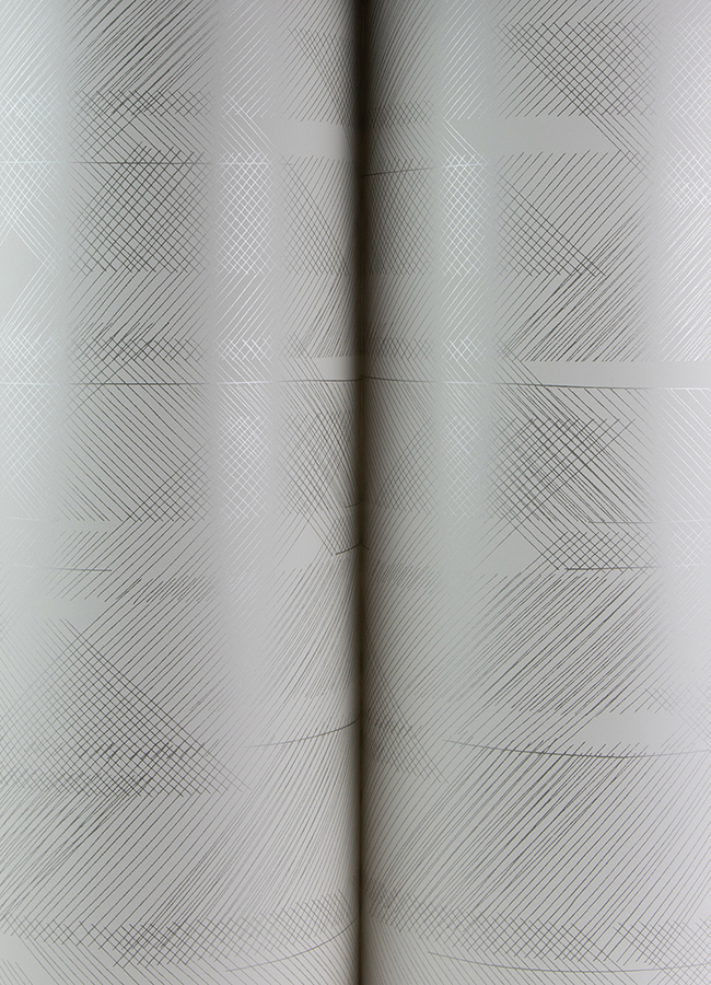 4155-27338 - Bryant Silver Crosshatch Wallpaper - by A-Street Prints