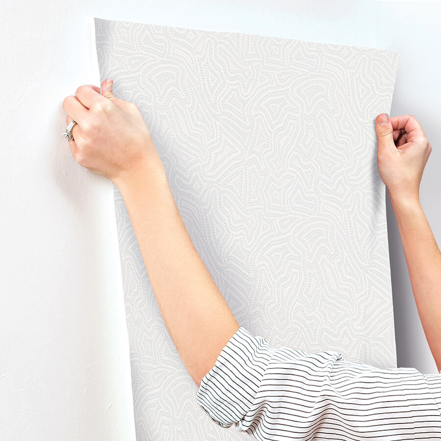 4155-27345 - Hollenback Pearl Dotted Abstract Wallpaper - by A-Street ...