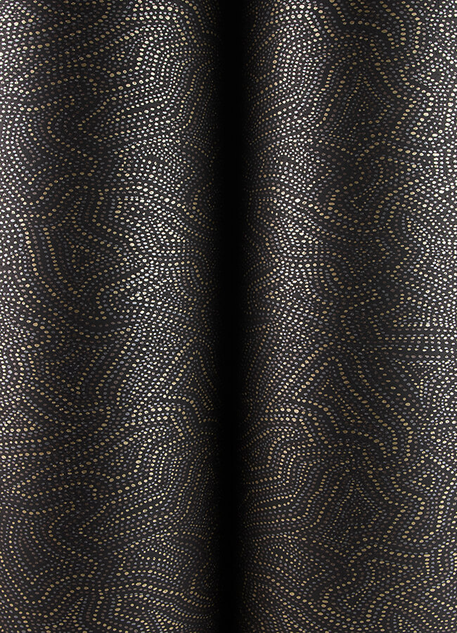 York Wallcoverings. 4155-27346 - Hollenback Black Dotted Abstract ...