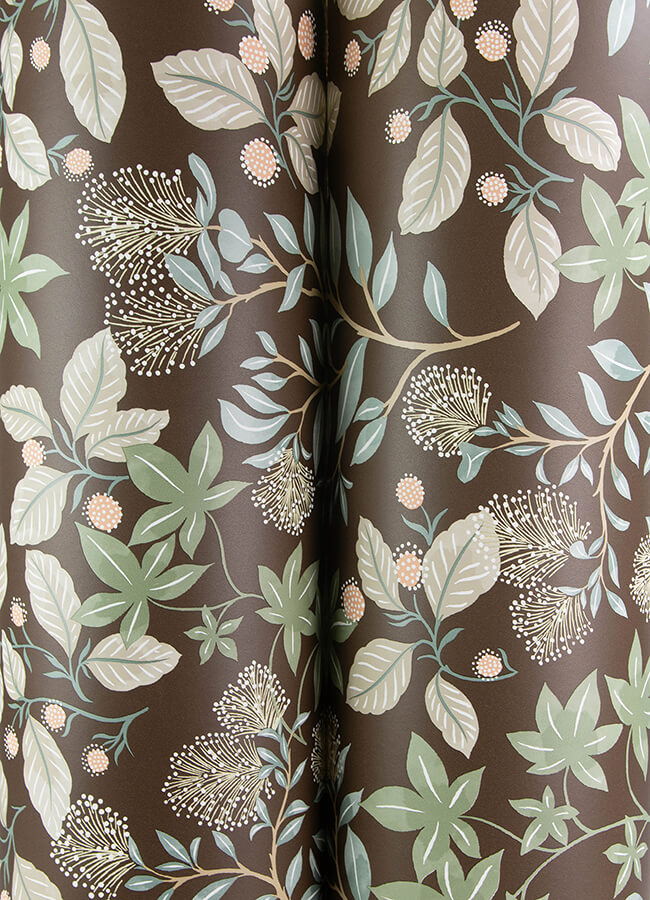 York Wallcoverings. 4155-72816 - Mildred Espresso Botanical Trail ...