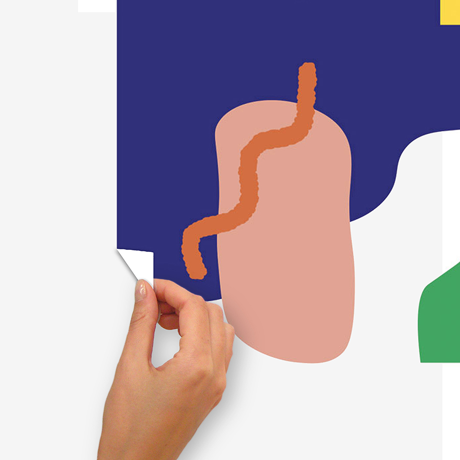 VPD6386 - Fun Haus Modular Mural Peel & Stick Wall Decals - by Very Gay ...