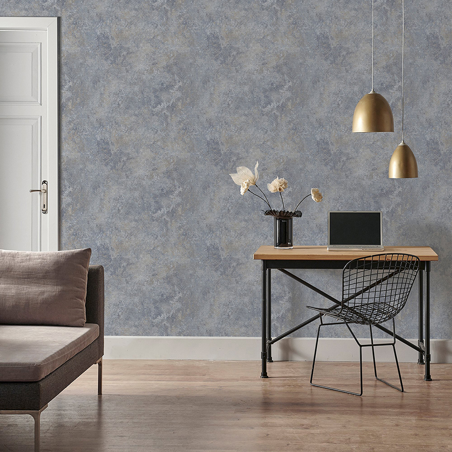 AH298601 - Gideon Light Grey Distressed Wallpaper - by Arthouse