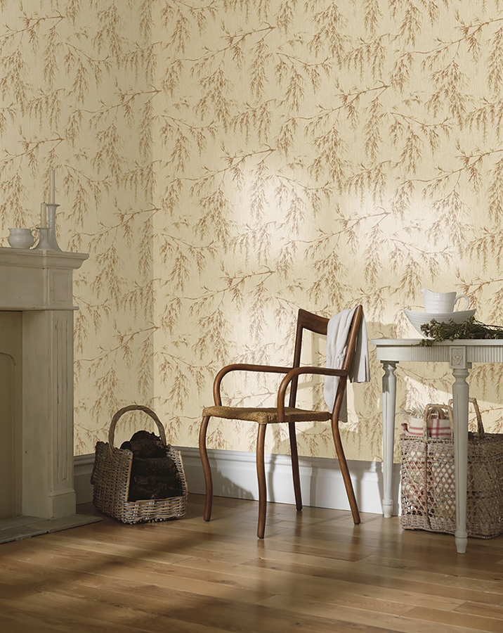 AH698208 - Eugenia Rust Willow Wallpaper - by Arthouse
