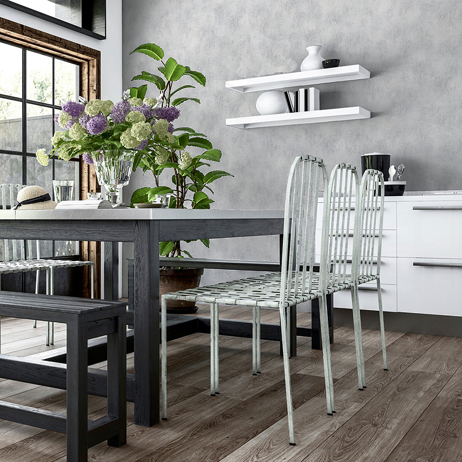 AH908905 - Victor Grey Plaster Wallpaper - by Arthouse