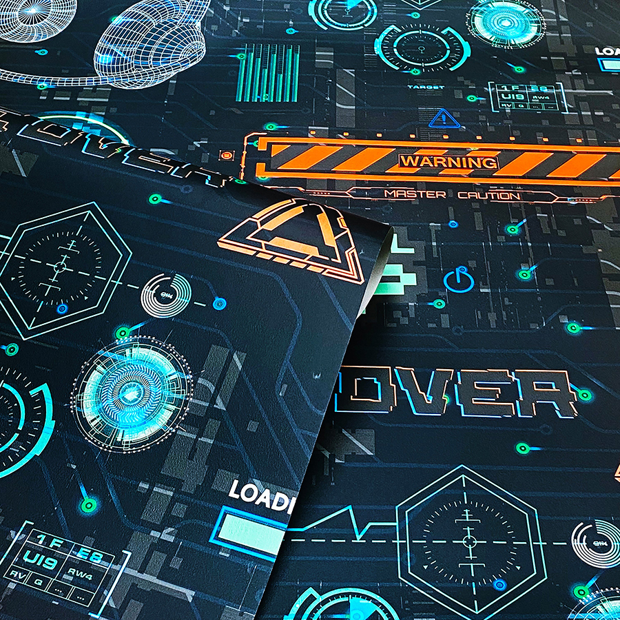 AH923707 - Casper Black Gamer Wallpaper - by Arthouse