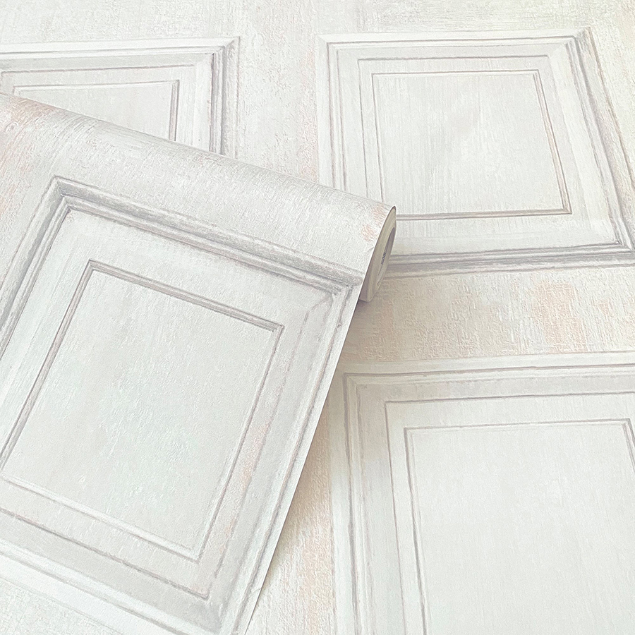 AH945902 - Willard Off-White Wood Panel Wallpaper - by Arthouse