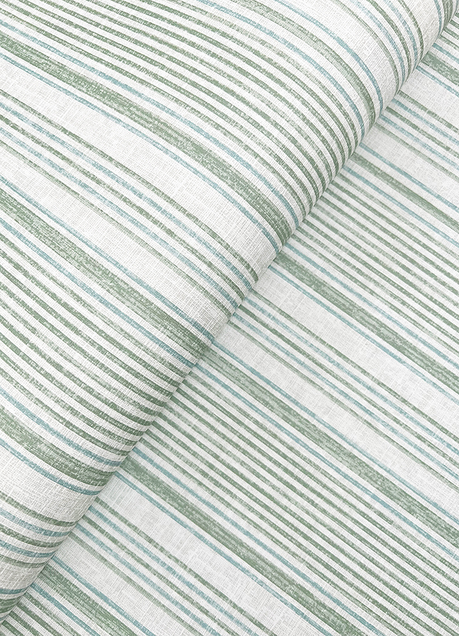4147-27395 - Ayanna Light Green Striped Wallpaper - by A-Street Prints
