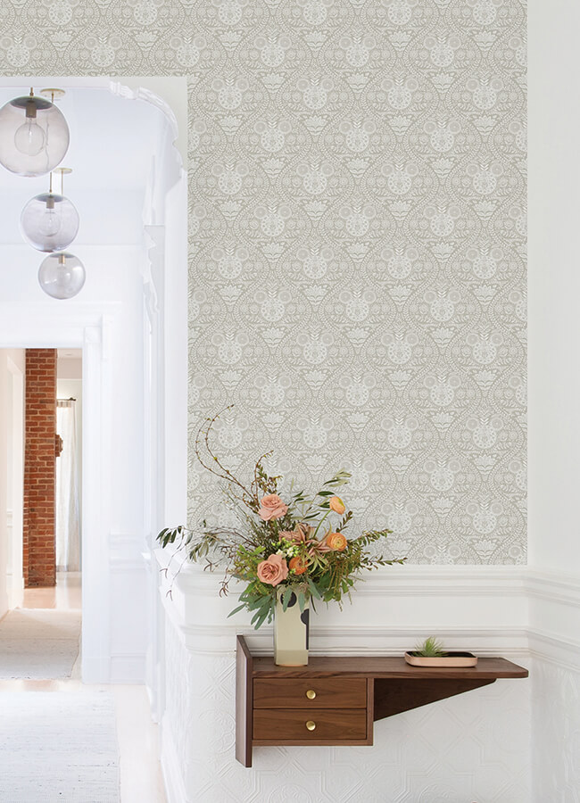 Disney Mickey Mouse Block Print Peel & Stick Wallpaper - Cream ...
