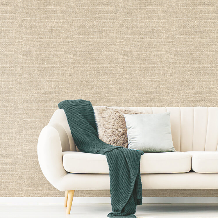 Tweed Peel & Stick Wallpaper - Brown | RoomMates Décor