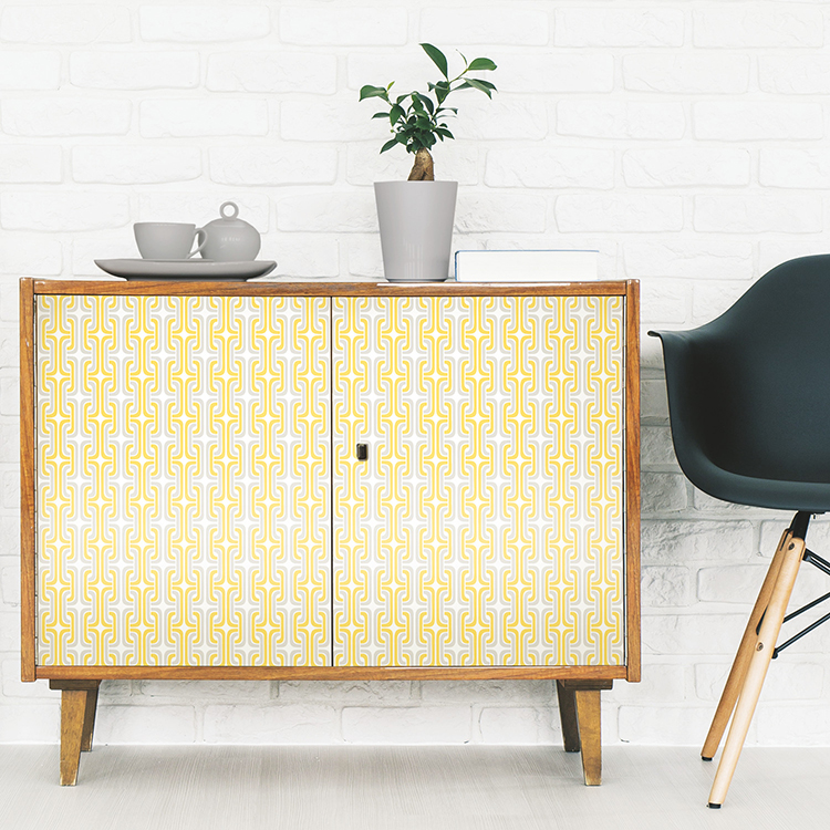 Mod Lattice Peel and Stick Wallpaper - Yellow | RoomMates Décor