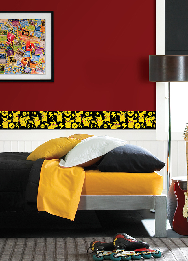 Pokemon Pikachu Peel & Stick Wallpaper Border | RoomMates Décor