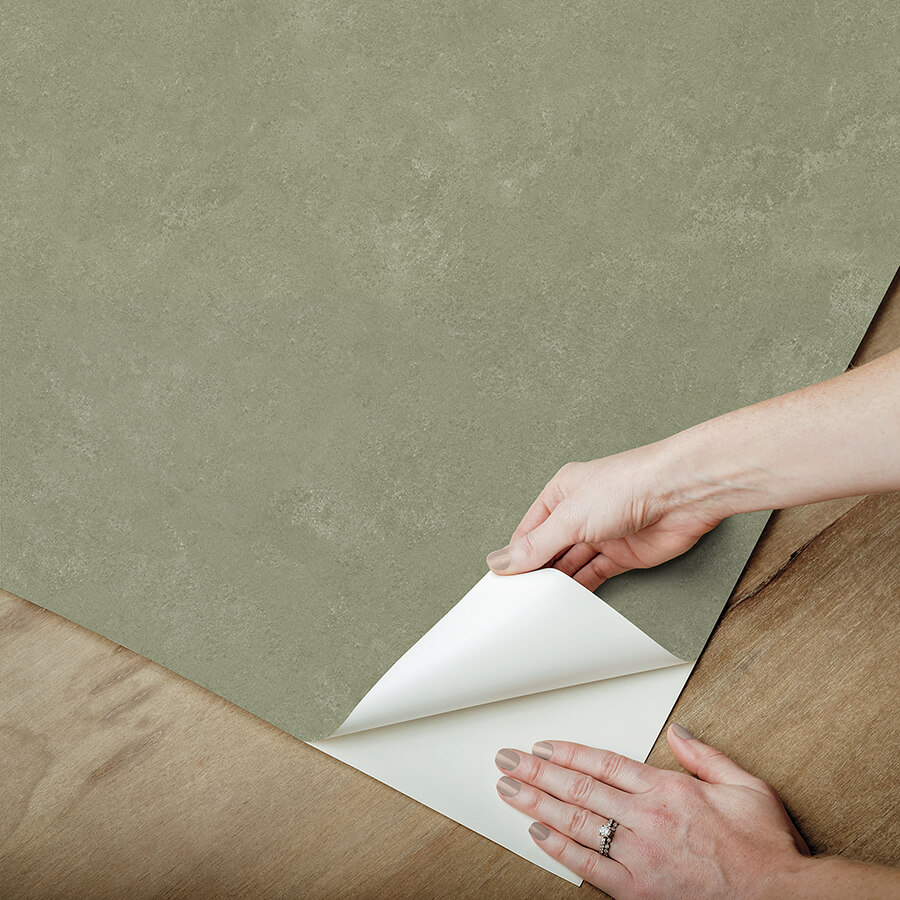 Mr. Kate Daphne Limewash Peel and Stick Wallpaper - Olive Green ...