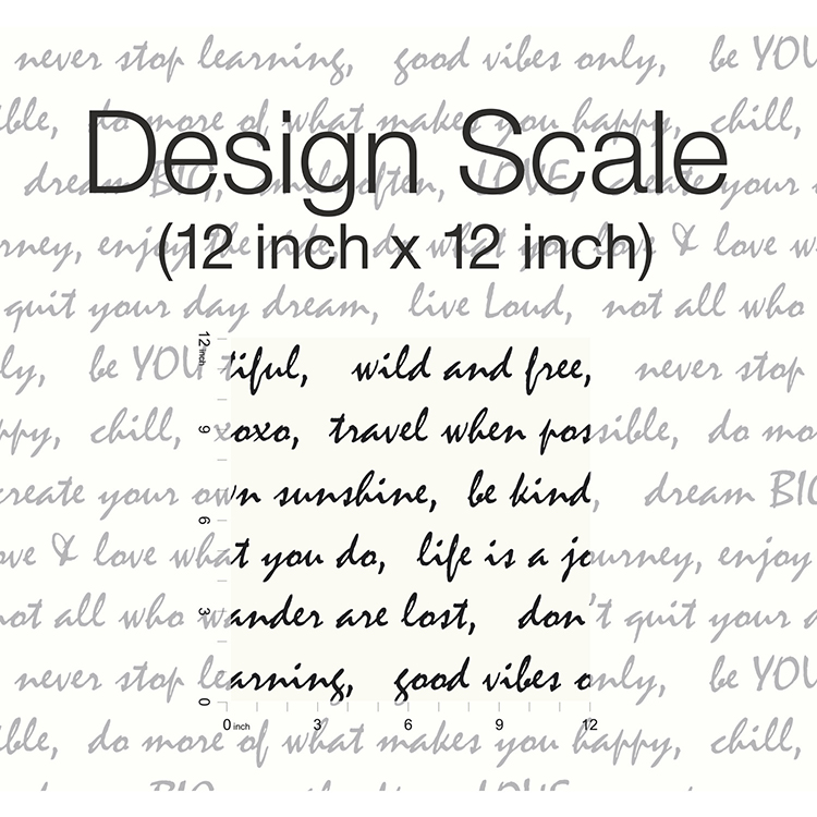 Dream Big Script Peel and Stick Wallpaper - Black | RoomMates Décor