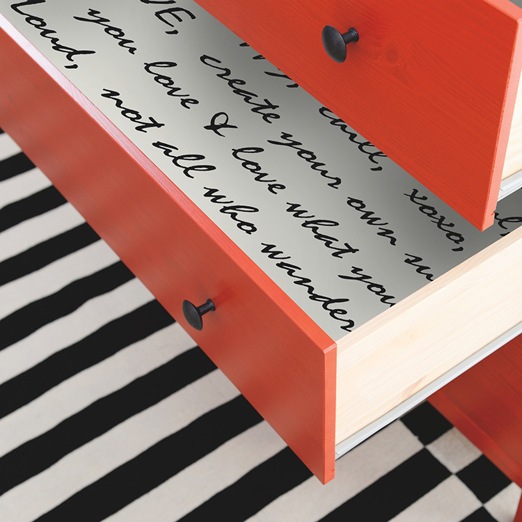 Dream Big Script Peel and Stick Wallpaper - Black | RoomMates Décor