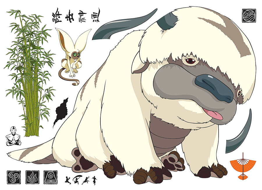 Avatar Appa Giant Peel & Stick Wall Decals | RoomMates Décor