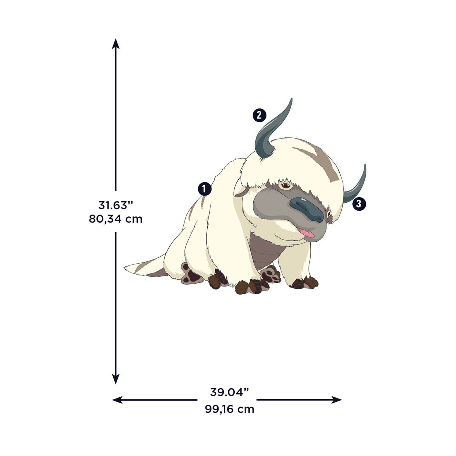 Avatar Appa Giant Peel & Stick Wall Decals | RoomMates Décor