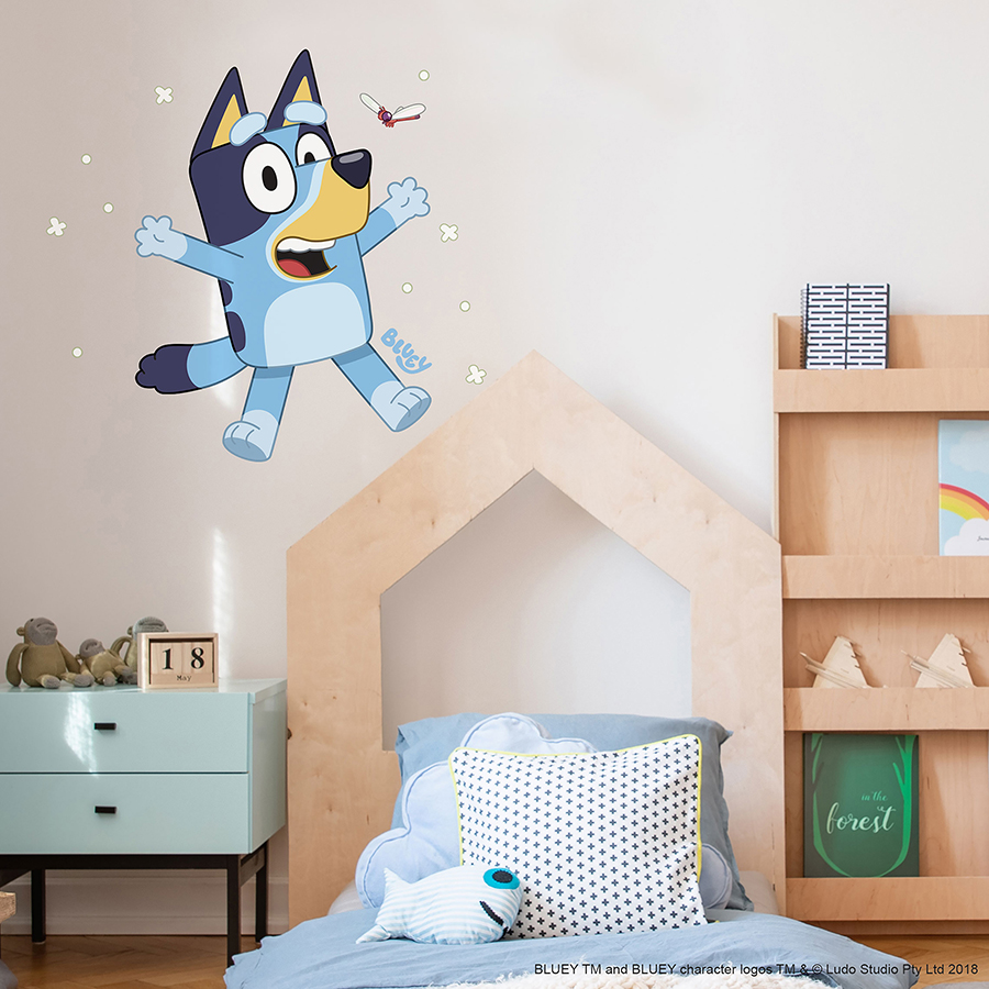 Bluey Character Peel and Stick Wall Decals | RoomMates Décor