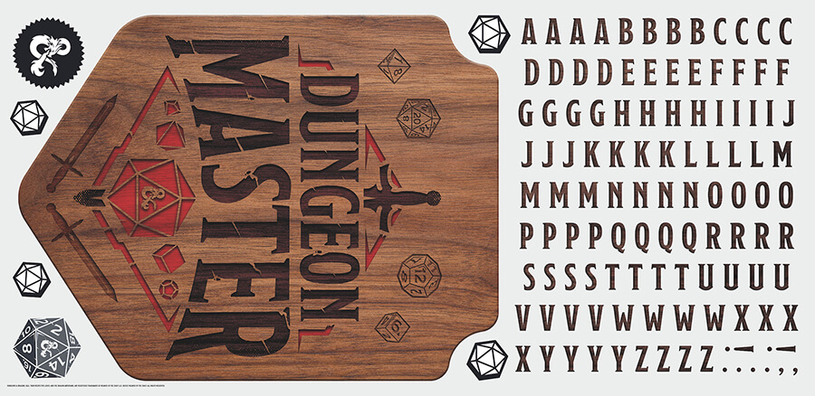 Dungeons & Dragons Dungeon Master Giant Peel & Stick Wall Decal With ...