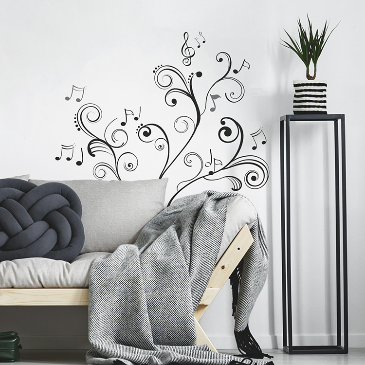 Music Note Scroll Wall Decals | RoomMates Décor