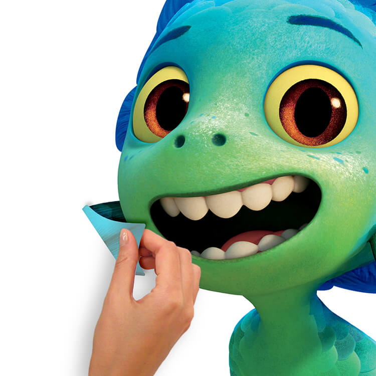 Pixar Luca Sea Monster Peel and Stick Giant Wall Decals | RoomMates Décor