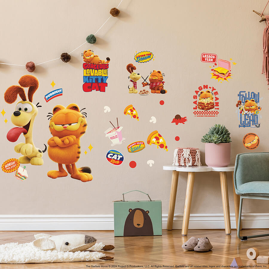 The Garfield Movie Wall Decals | RoomMates Décor