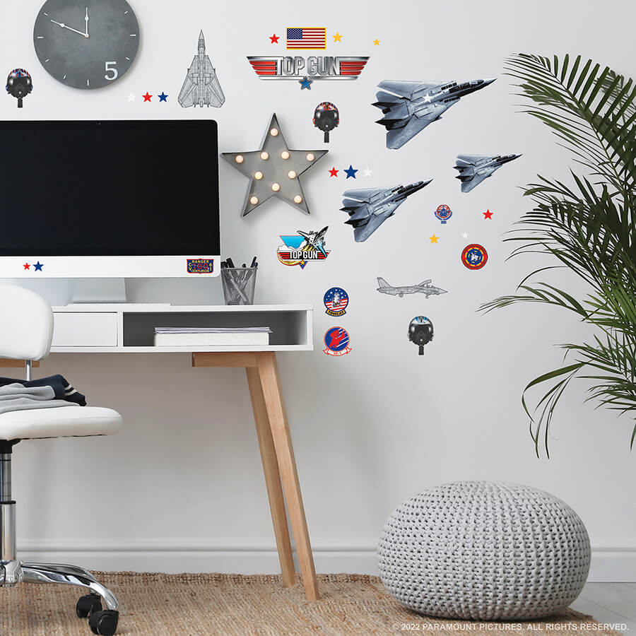 Top Gun Peel & Stick Wall Decals | RoomMates Décor