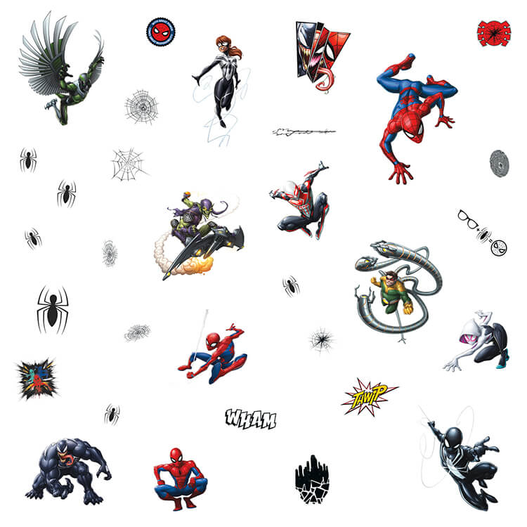 Spider-Man Favorite Characters Wall Decals | RoomMates Décor