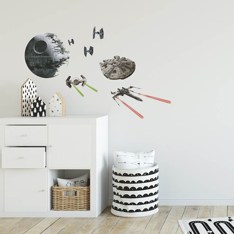 Star Wars Classic Ships Peel and Stick Wall Decals | RoomMates Décor