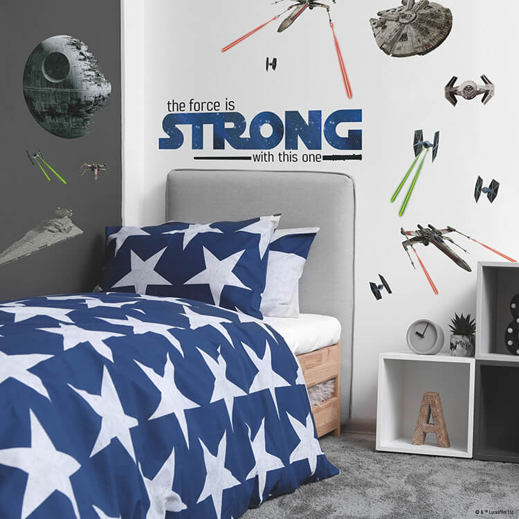 Star Wars Classic Ships Peel and Stick Wall Decals | RoomMates Décor