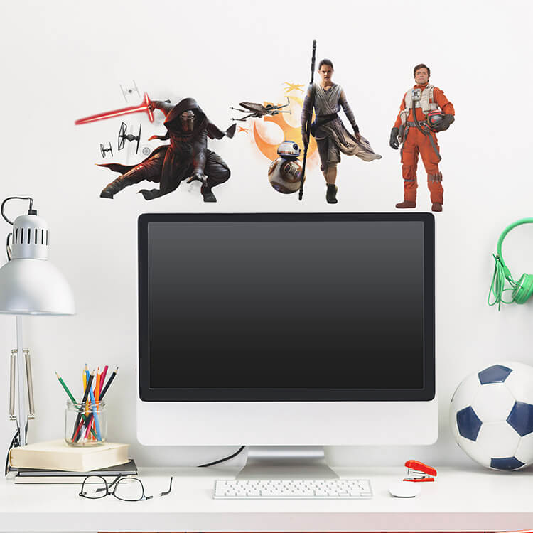 Star Wars: The Force Awakens Peel and Stick Wall Decals | RoomMates Décor