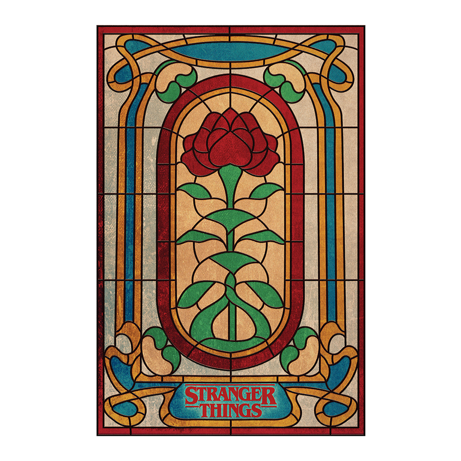 Stranger Things Creel House Rose Window XL Giant Peel & Stick Wall ...