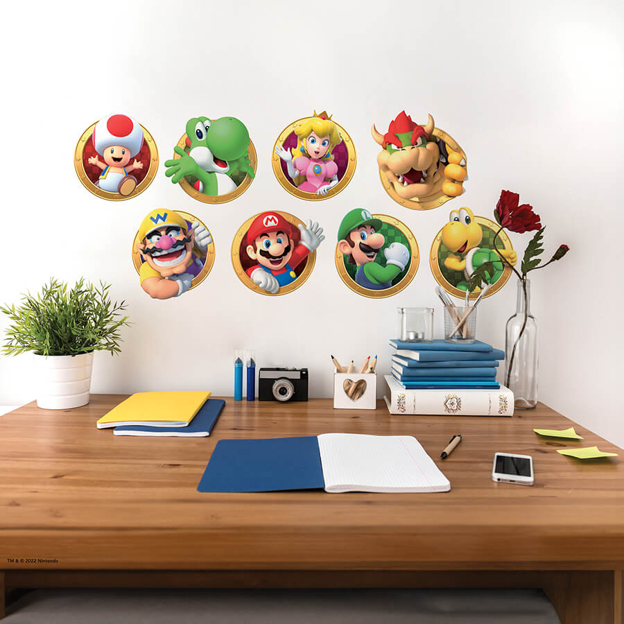 Super Mario Character Peel & Stick Wall Decals | RoomMates Décor